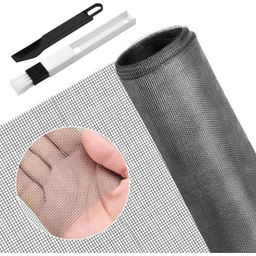 90*220Cm Moustiquaire Sur Mesure En Fibre De Verre Ignifuge Grand Store Toile Filet Voile Film ...