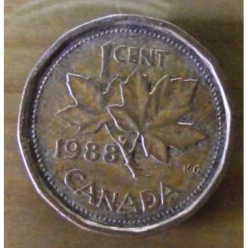 Pièce de 1 cent canada 1988 - Numismatique | Rakuten