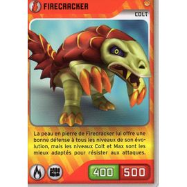 Carte panini invizimals defis caches firecracker n°5 | Rakuten