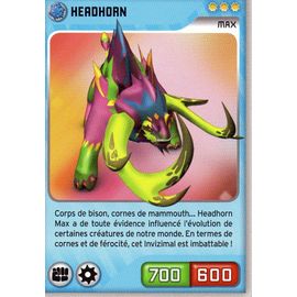 Carte panini invizimals defis caches headhorn n°54 | Rakuten
