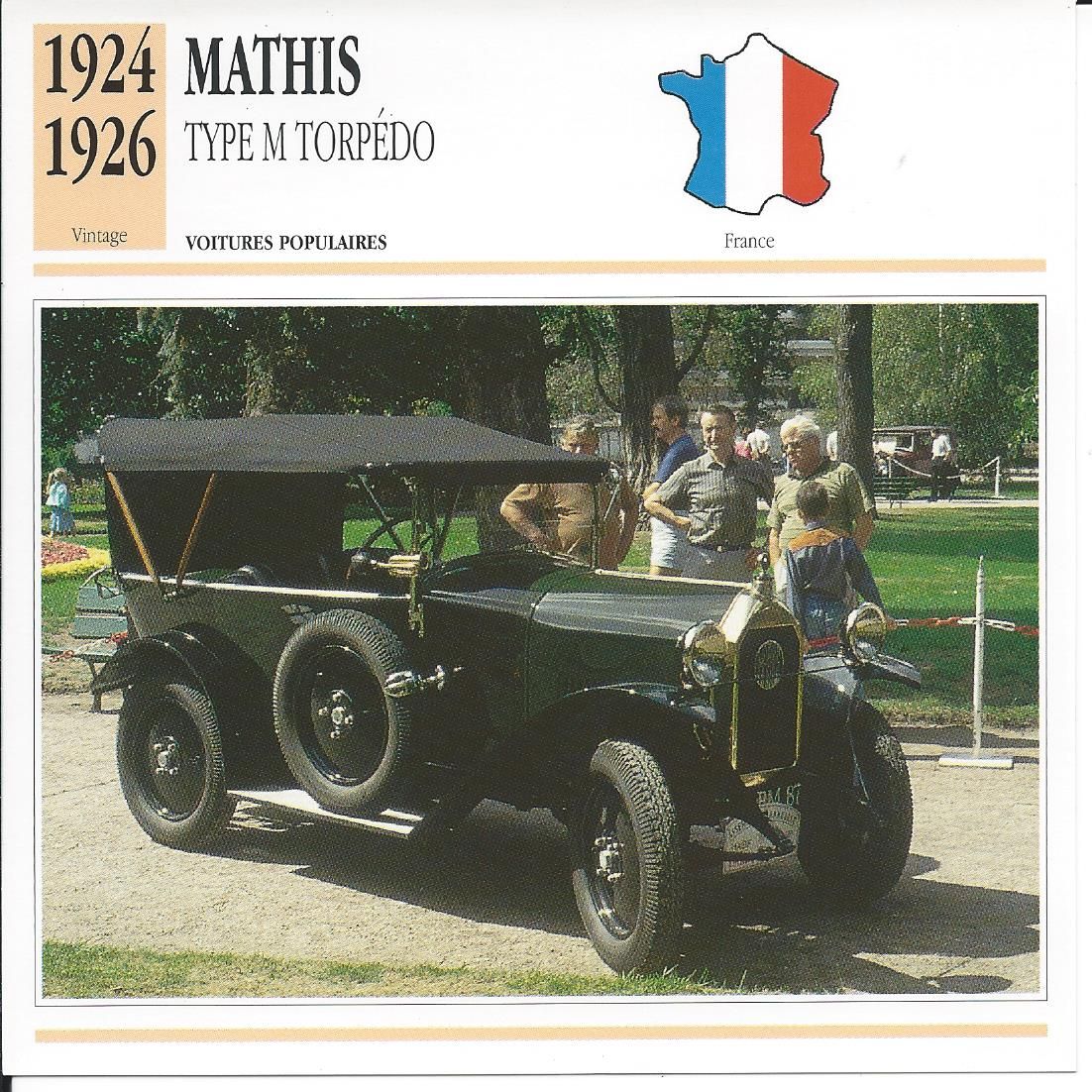 Mathis Voiture d’occasion | Plus que 2 exemplaires à -70%