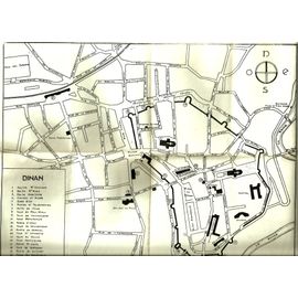 Plan de la ville de dinan ?dit? par l'office du tourisme-1937 | Rakuten