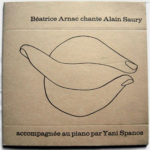 Béatrice arnac chante alain saury / L.P. 25cm original biem 1963, tiré ...