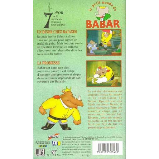 BABAR - RATAXES - VHS | Rakuten