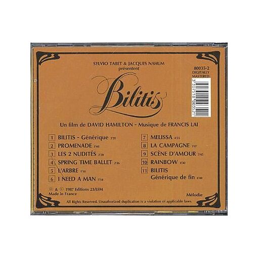 Bilitis - CD | Rakuten