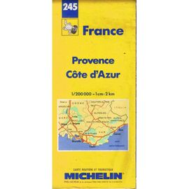 CARTE ROUTIERE MICHELIN N° 245 - Revues | Rakuten