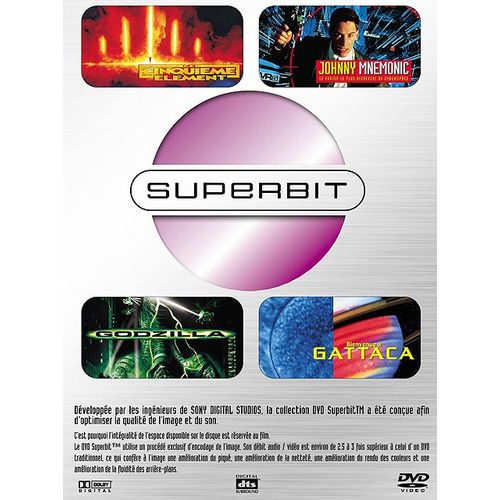 Superbit - Coffret 1 - Le cinquième élément, Johnny Mnémonic, Godzilla, Bienvenue à Gattaca ...