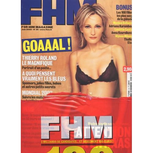 Fhm / 06-2002 N° 35 : patricia kaas (8p) - jaime pressly (8p) - david hasselhoff (2p) - summer ...