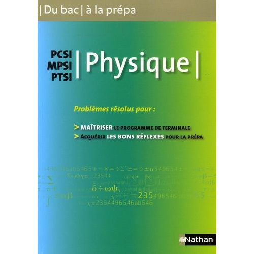Physique Pcsi-Mpsi-Ptsi - Sciences appliquées | Rakuten
