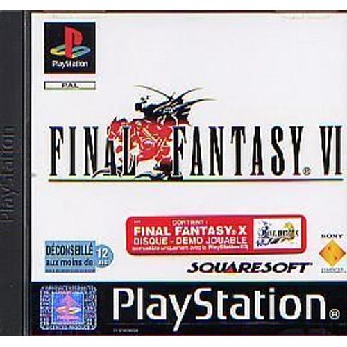 Final Fantasy Vi 6 PS1 - Jeux Vidéo | Rakuten