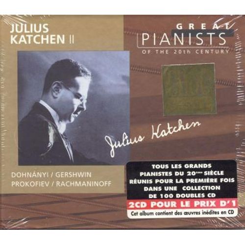 Grands Pianistes du Xxè Siecle no. 2 : Ravel, Donhanyi, Rachmaninov ...