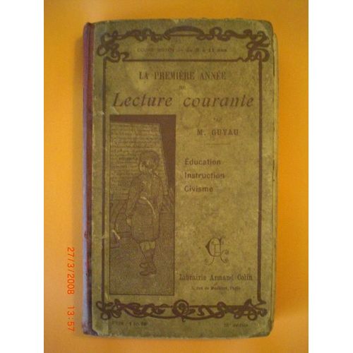 La première année de lecture courante La Première Année de Lecture ...