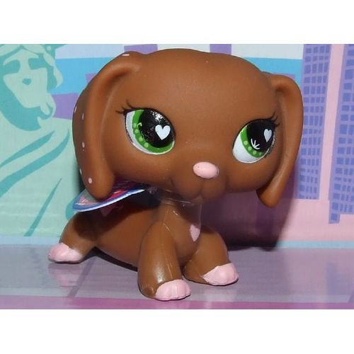 LITTLEST PET SHOP PETSHOP N° 556 CHIEN TECKEL ST VALENTIN HASBRO | Rakuten