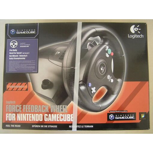 Logitech Force Feedback Wheel for GameCube - Volant - 5 boutons ...