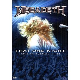 MEGADETH THAT ONE NIGHT - DVD Zone 2 | Rakuten