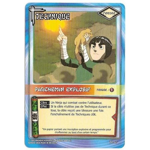 NARUTO ( TE-67 ) parchemin explosif serie 2 | Rakuten