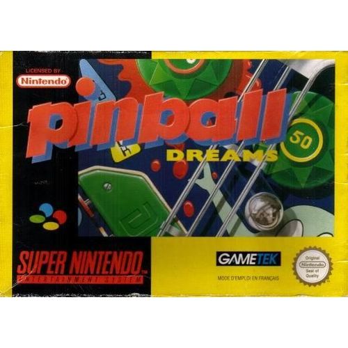 Pinball Dreams Snes Super Nintendo - Jeux Vidéo | Rakuten