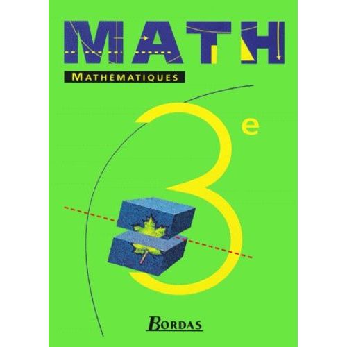 Math 3eme - Programme 1999 - Manuels-scolaires | Rakuten