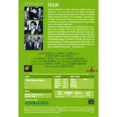 Zelig - DVD Zone 2 | Rakuten