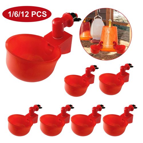 Abreuvoir automatique pour poulet, 10 pièces, bol, Kit, bol, ferme ...