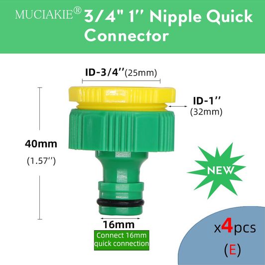 Adaptateur De Valve A 2 Voies Separateur En Y, Connecteur Rapide Pour Tuyau D'arrosage De Jardin ...
