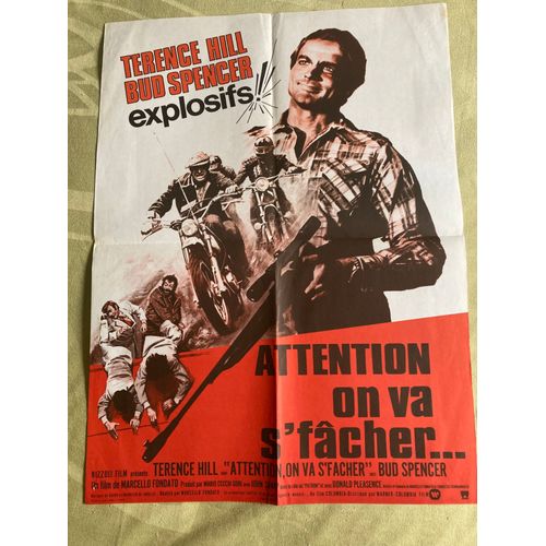 Affiche de cinema Attention On Va Se Facher terence hill bud spencer ...