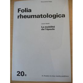 Affiche médicale tandéril la mobilité de l'épaule rotation du bras ...