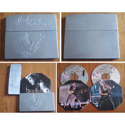 Album 2 CD JOHNNY HALLYDAY " LORADA TOUR " Boitier Collector ZIPPO M ...