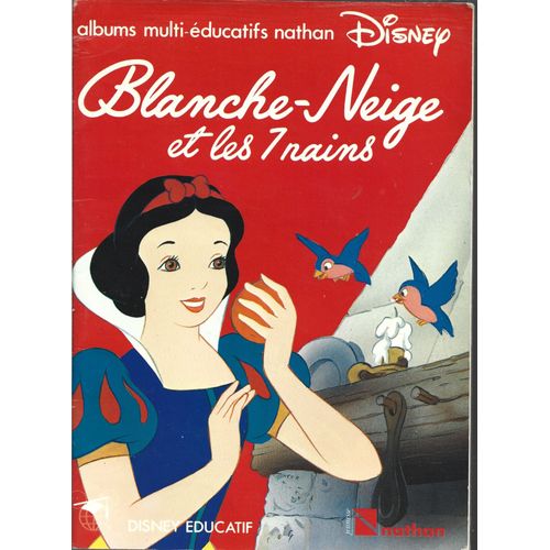 Album multi éducatif Nathan Disney (1984) - blanche neige et les 7 ...