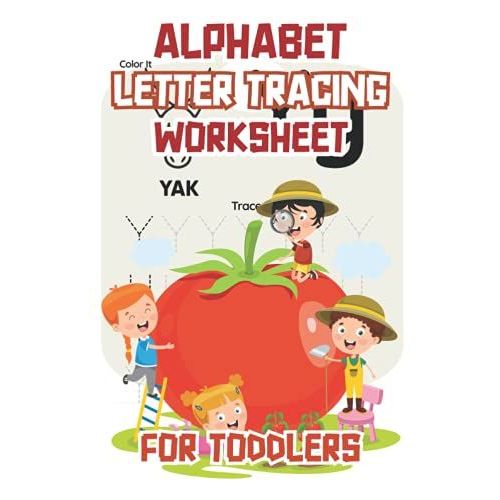 Alphabet Letter Tracing Worksheet: A Fun ABC Handwriting Practice ...