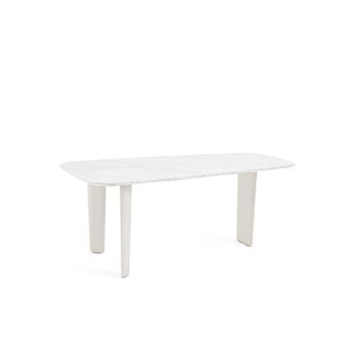 AM.PM - Table de repas marbre blanc, Dolmena - Blanc | Rakuten