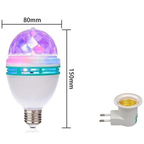 Ampoule LED Rotative avec Tete de Touriste, Lampe de Scene Magique ...