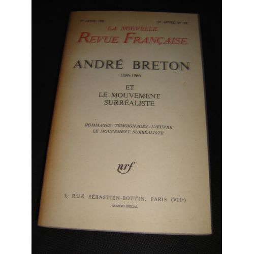 ANDRE BRETON 1896-1966 et Le mouvement surréaliste | Rakuten