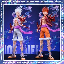 Anime One Piece rysunek Nika Luffy Gear 5 Sun God pcv figurka statua ...