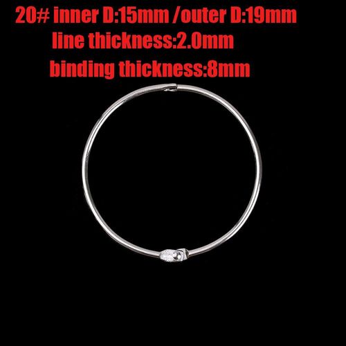 Anneaux en cercles articulés pour relier des feuilles mobiles ou cahier ...