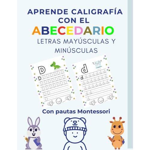 APRENDE CALIGRAFÍA CON EL ABECEDARIO | LETRAS MAYÚSCULAS Y MINÚSCULAS ...