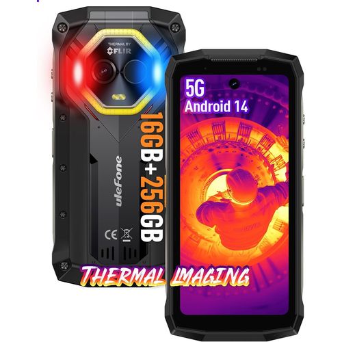 Armor Mini 20T Pro 5G Telephone Portable Incassable Smartphone Incassable 16Go+256Go,64Mp ...