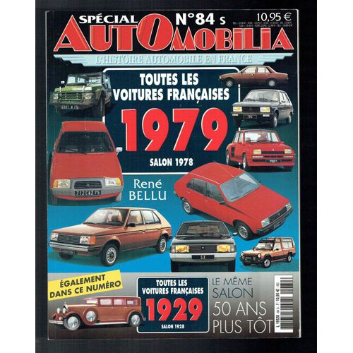 Automobilia 84 S - Toutes les Voitures Françaises 1979 - Salon 1978 ...