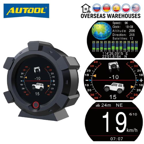 AUTOOL ¿ compteur de pente GPS X95, Inclinomètre Horizontal, Compteur ...