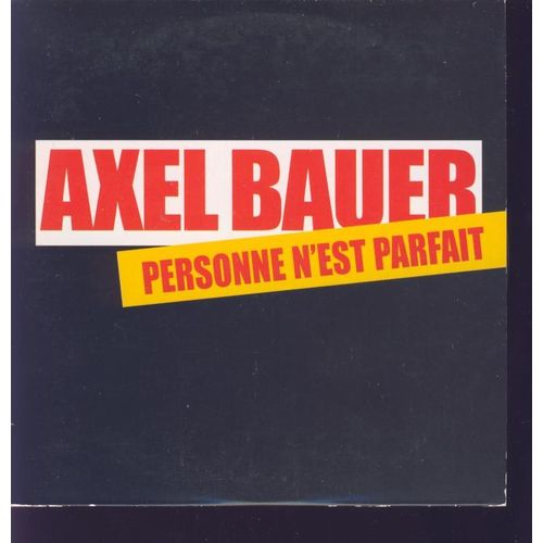 Axel bauer : personne n'est parfait (1 titre) [cd collector (remix 2002) ] | Rakuten