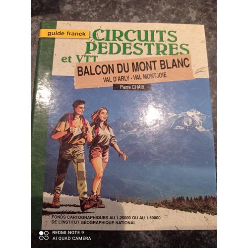 Balcon du mont blanc circuit pédestres et VTT | Rakuten