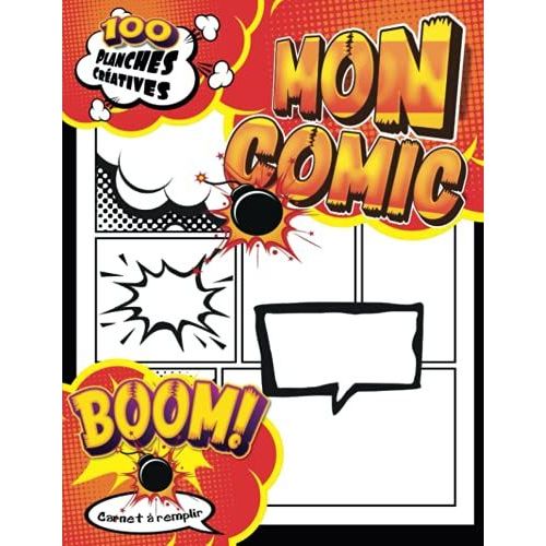 Bande DessinÉe PersonnalisÉe Carnet à Compléter Pour Apprendre à Dessiner Facilement Une Bande