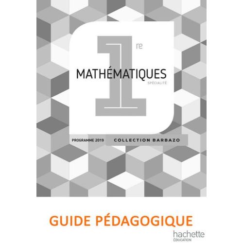 Barbazo maths spé 1re livre du professeur(corrigé du manuel) | Rakuten