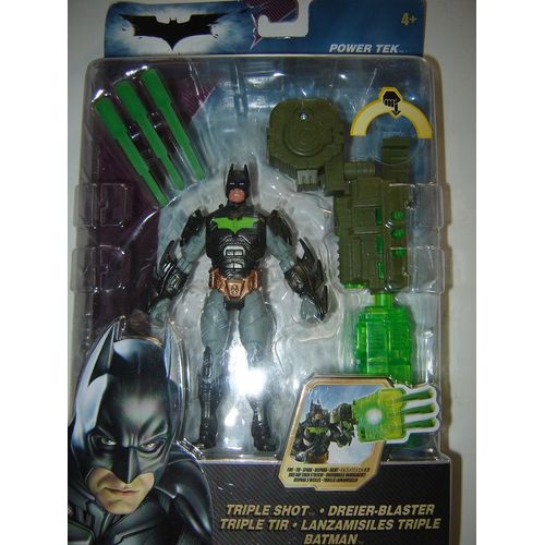 Batman dark knight : batman power tek lance missiles triple shot ( tir ...