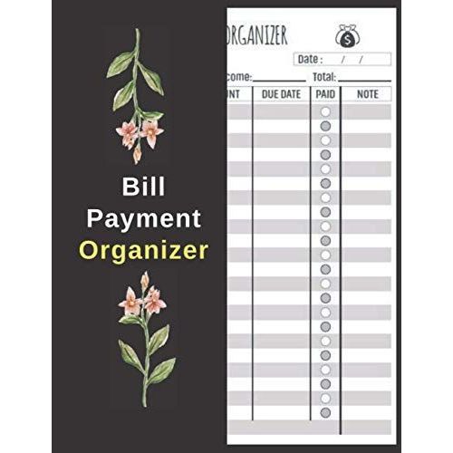 Bill Payment Organizer: Bill and Expense Tracker | Daily Weekly and ...