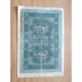 Billet 50 mark 1914 - Numismatique | Rakuten