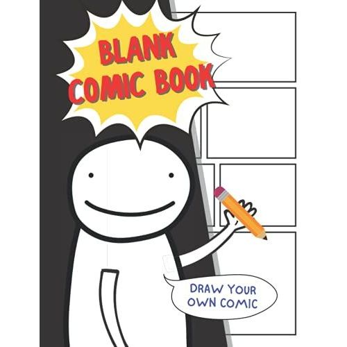 Blank Comic Book: Draw Your Own Comic Book (Simple Layout) | Template ...