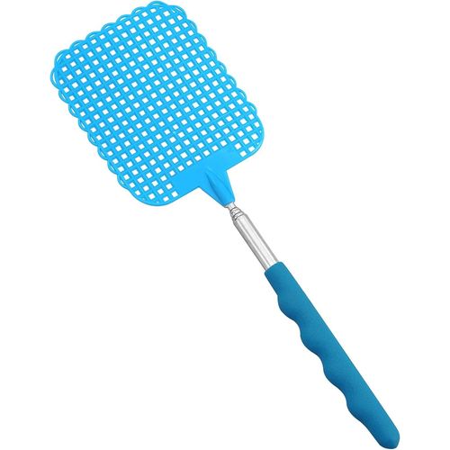 Bleu Apette à Mouche,Tapette à Mouches Extensible,Tapette à Mouche ...