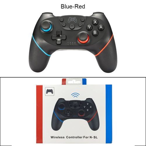 Blue-rouge avec boîte - Manette Switch, Manette sans Fil pour Nintendo ...