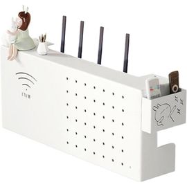 Boîte de Rangement pour Routeur WiFi, Étagère de Stockage de Routeur ...